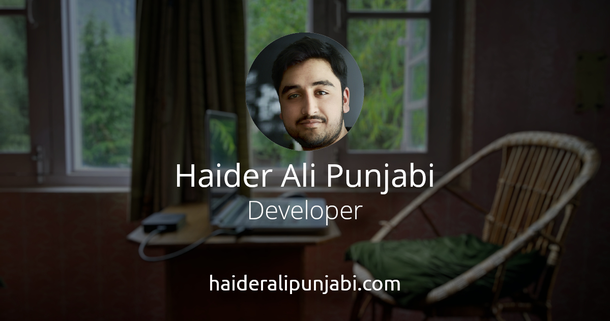 Haider Ali Punjabi